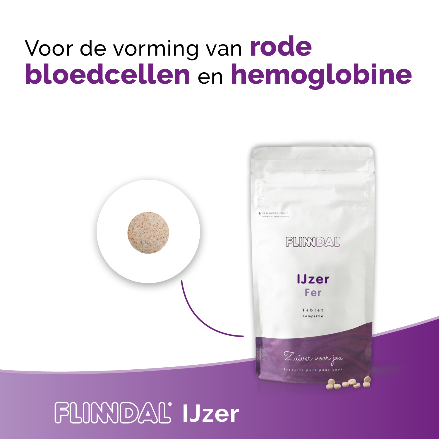 IJzertabletten bestellen? | Flinndal IJzer, uitstekend opneembaar!
