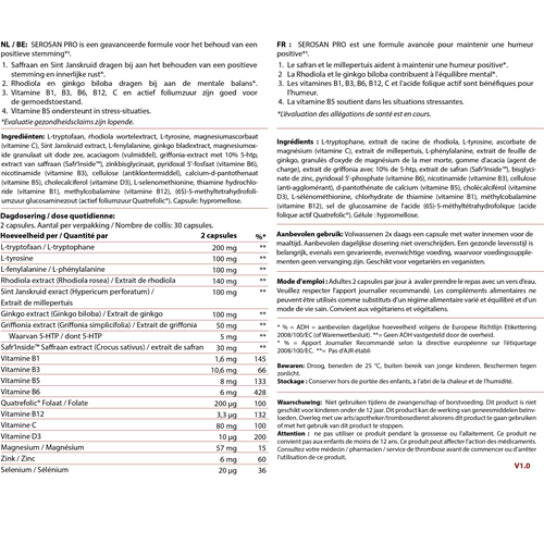 Flinndal Serosan Pro ® I Helpt de gemoedstoestand te verbeteren*