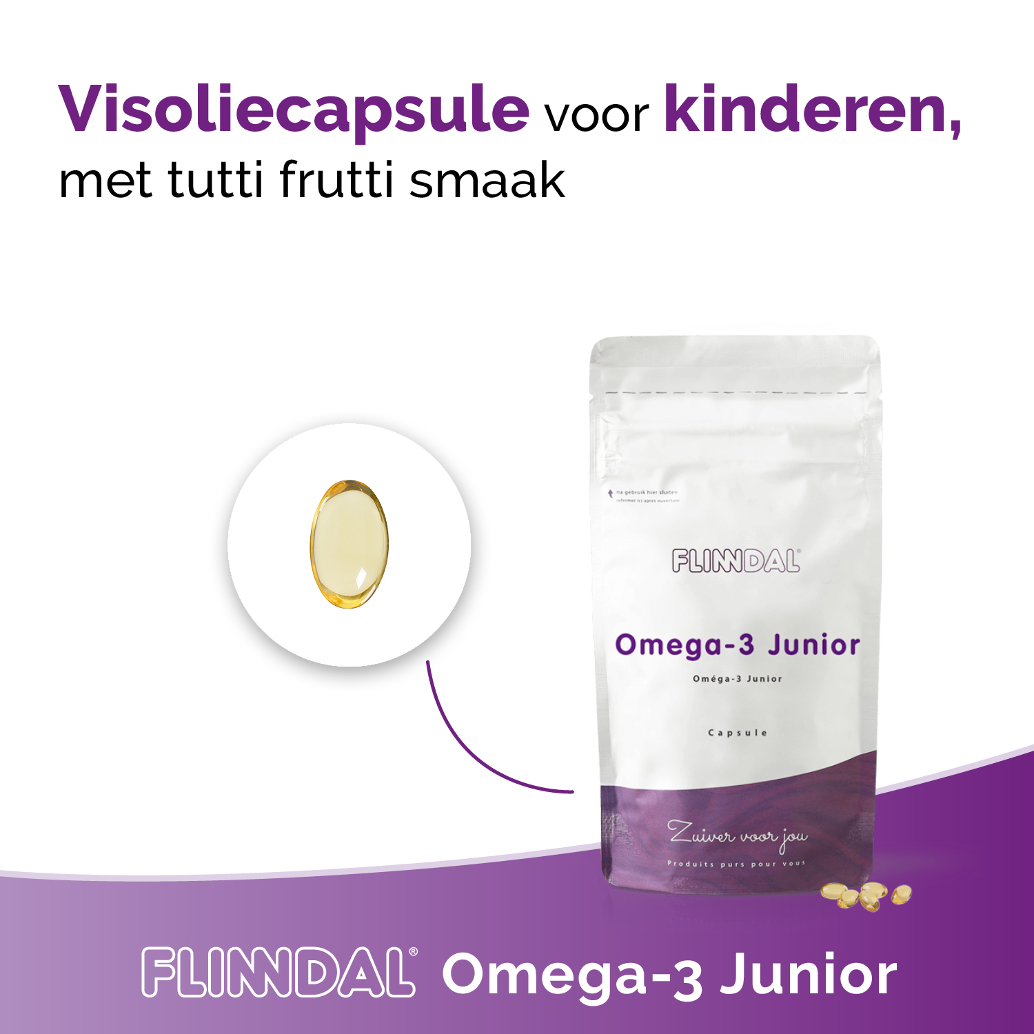 Omega-3 Junior bestellen | Visoliecapsules voor kinderen | Omega 3